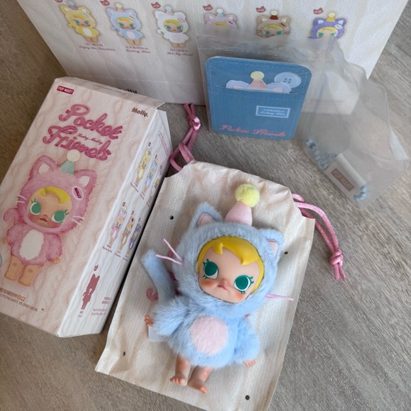 POP MART | Toys | Pop Mart Baby Molly Pocket Friends Plush Pendant ...